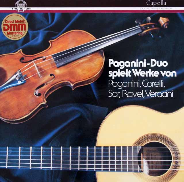 LP レコード パガニーニ・デュオのパガニーニ/大ソナタ イ長調ほか 独THOROFON Capella 3430